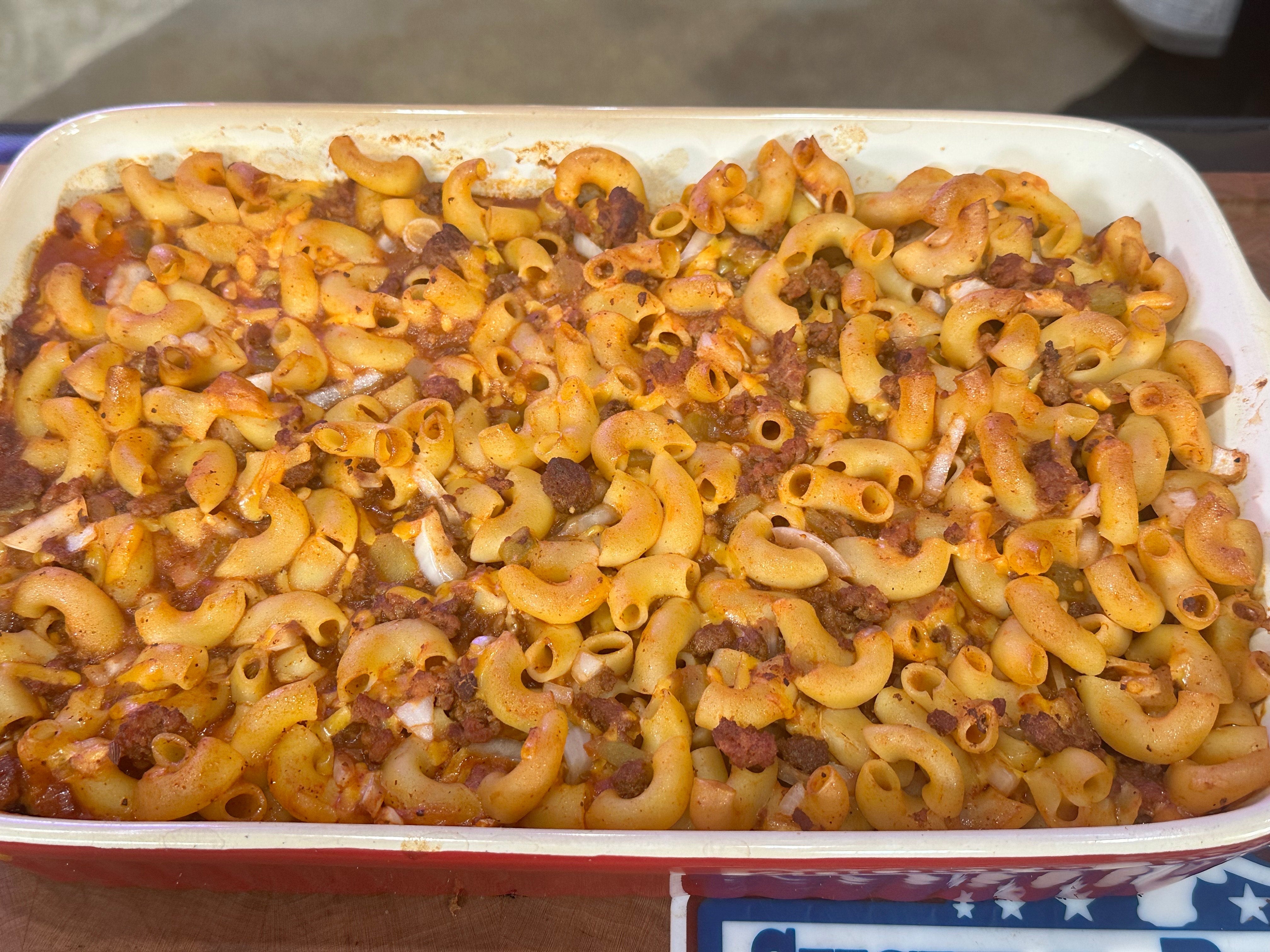 Texas Goulash (Leftover Chili Tailgate Meal) – SuckleBusters